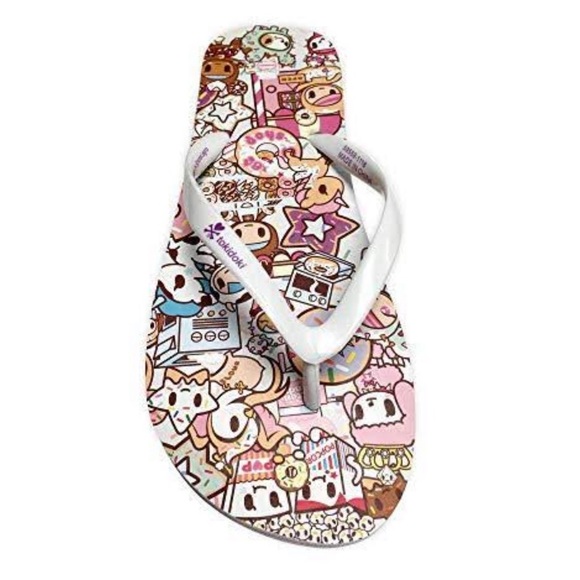 tokidoki | Shoes | Nwt Tokidoki Donutellas Sweet Shop Womens Flip Flop ...